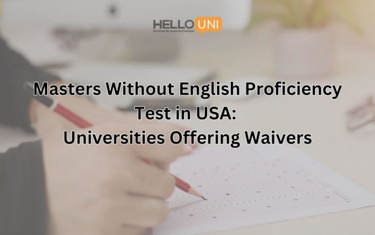 Masters Without English Proficiency Test in USA: Universities Offering ...